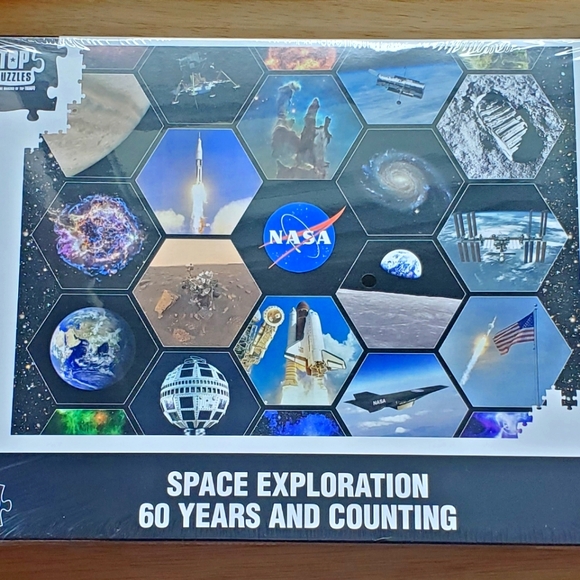 Tops Puzzles | Toys | Nwt Nasa Jigsaw Puzzle Space Exploration 6 Years ...